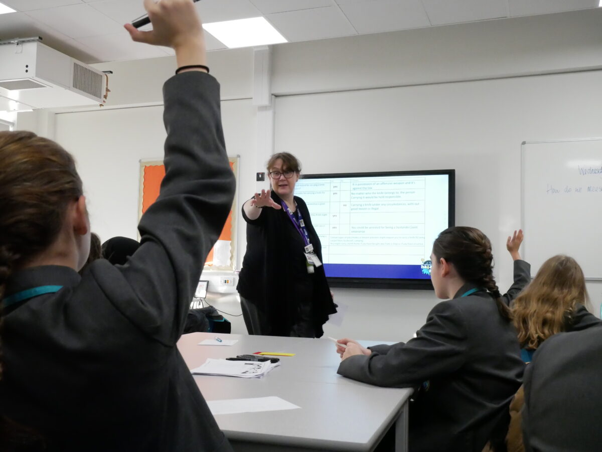 Continuing Knife Crime Education Vital For Safe Futures